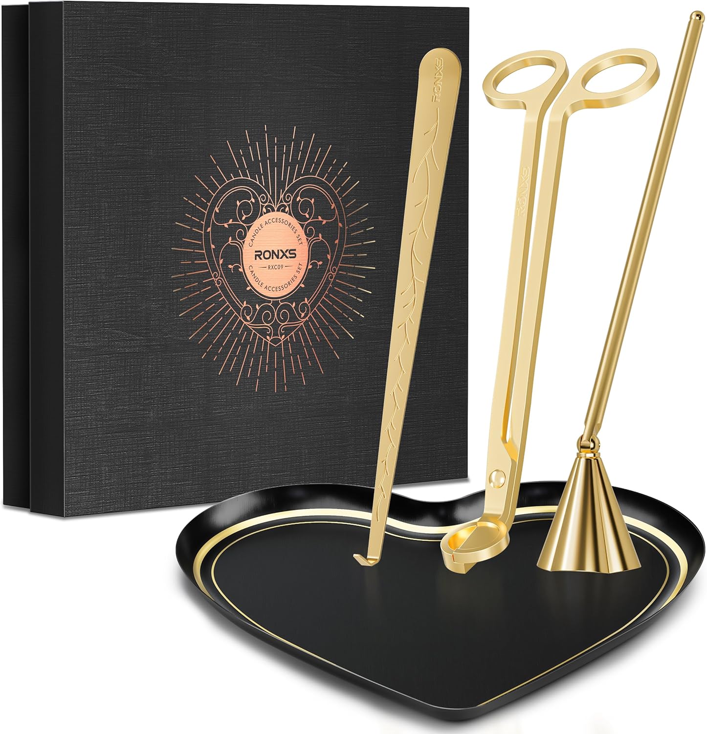 Amazon.com: RONXS 4 in 1 Candle Accessory Set Love Gift Box: Candle ...
