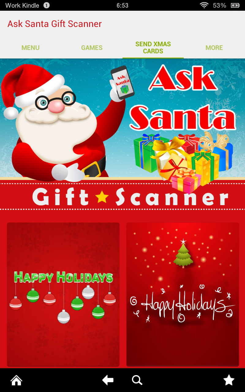 Ask Santa Gift Scanner - App on Amazon Appstore