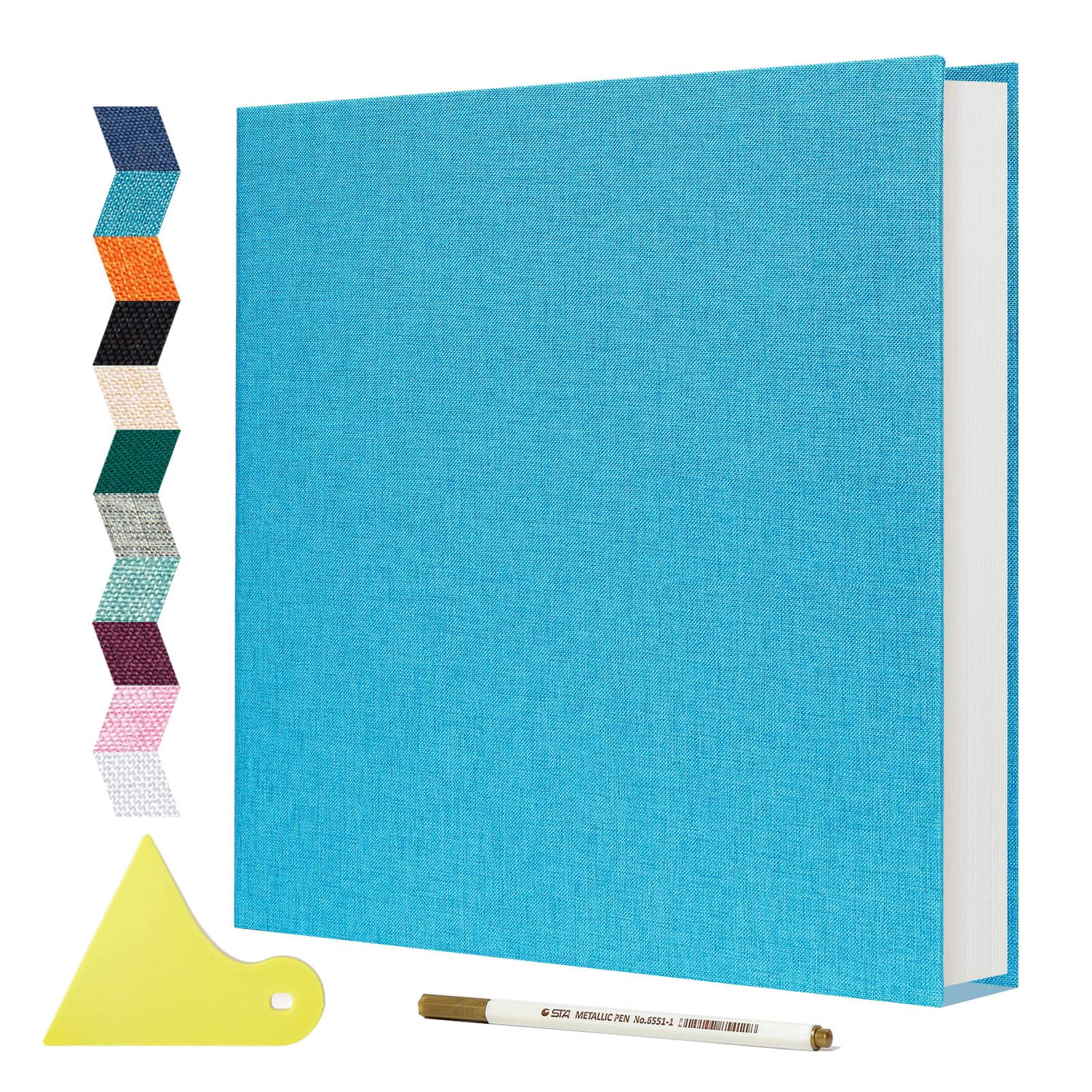 Snapklik.com : Spbapr Large Photo Album Self Adhesive Linen Cover ...