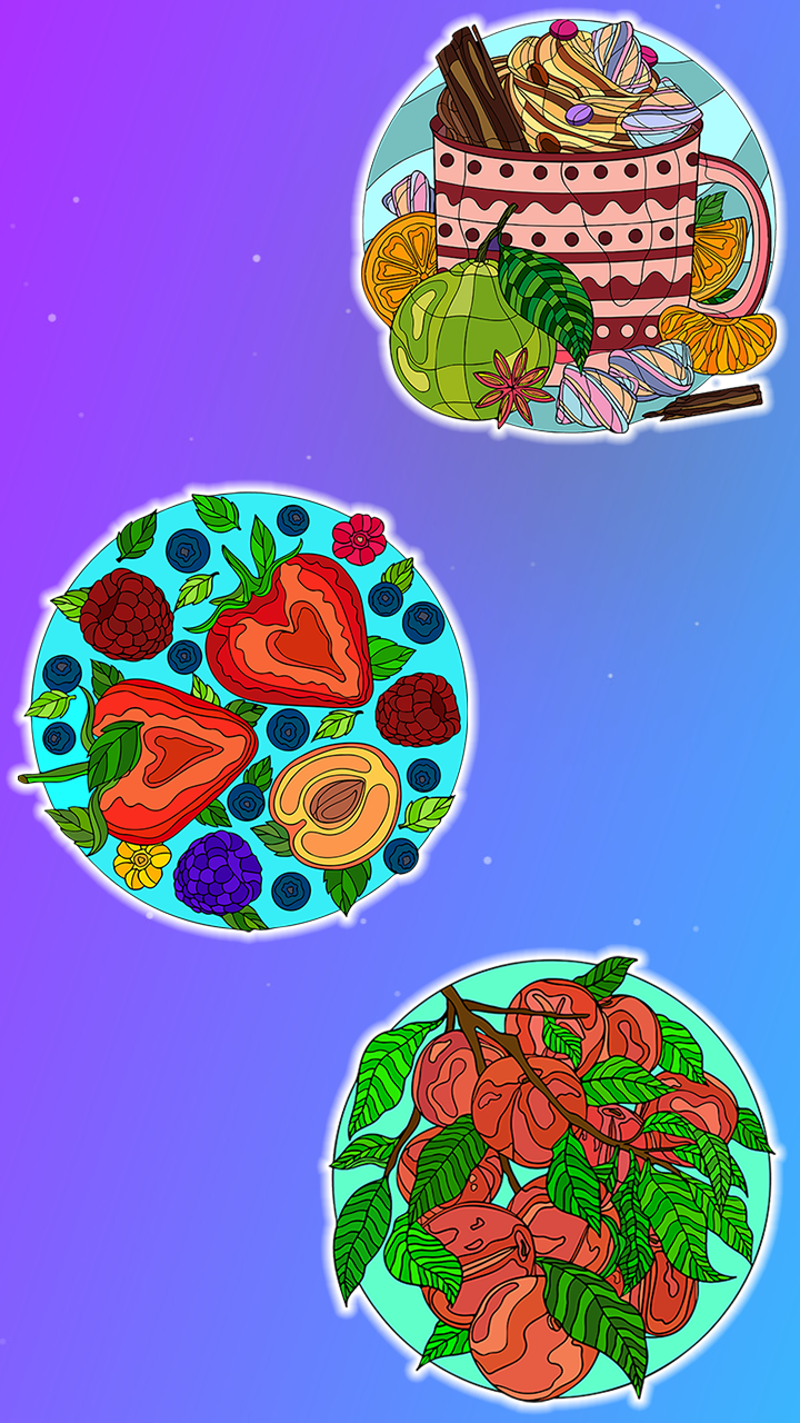 Fruits Color By Number Game - Kids Drawing Coloring Educational ...