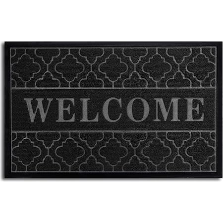 Amazon.com: Yimobra Welcome Front Door Mat, Heavy Duty Easy Clean ...