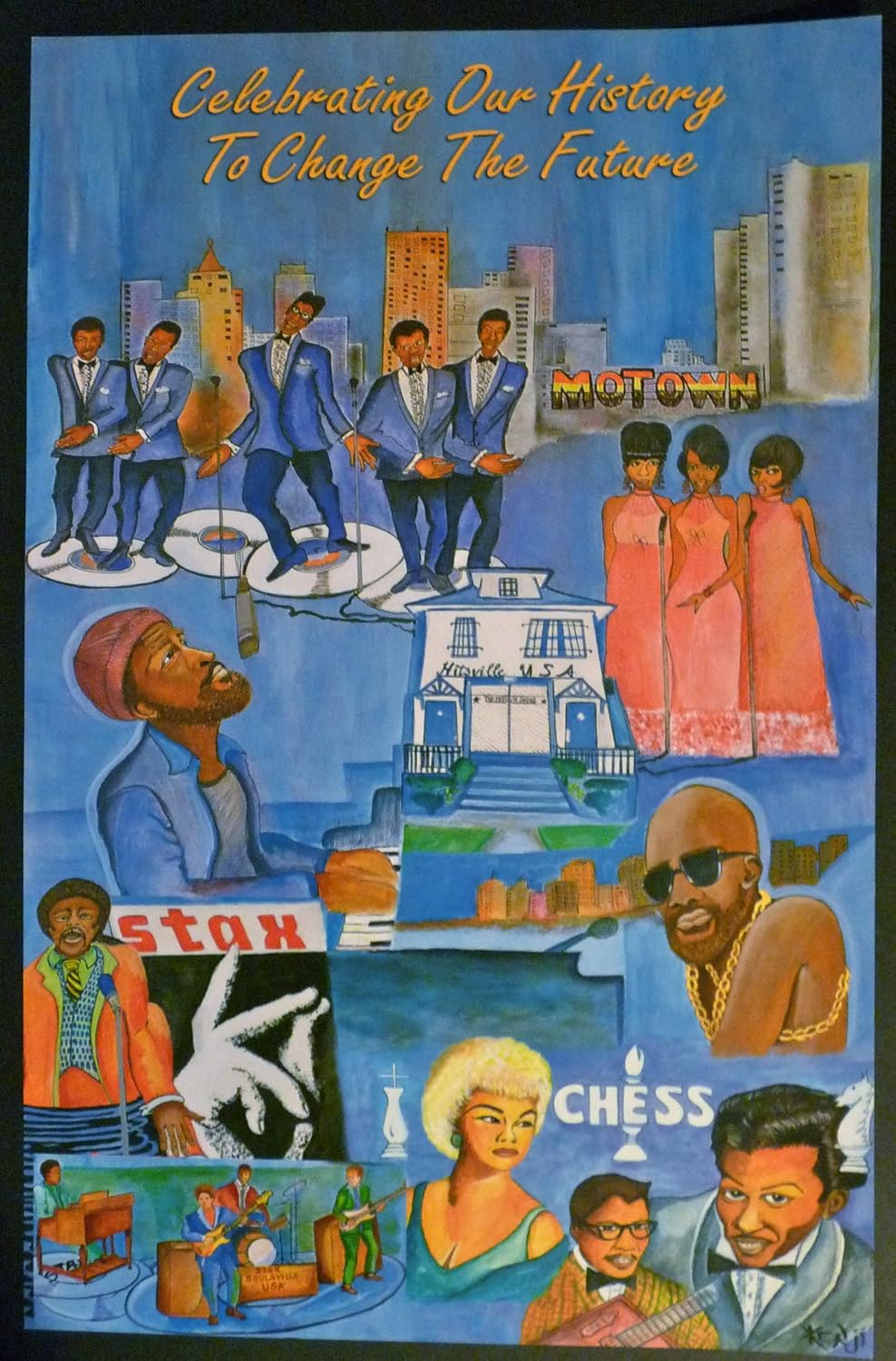 Amazon.com: Stax Motown Chess - Rare Advertising Poster 11x17 - Blues ...