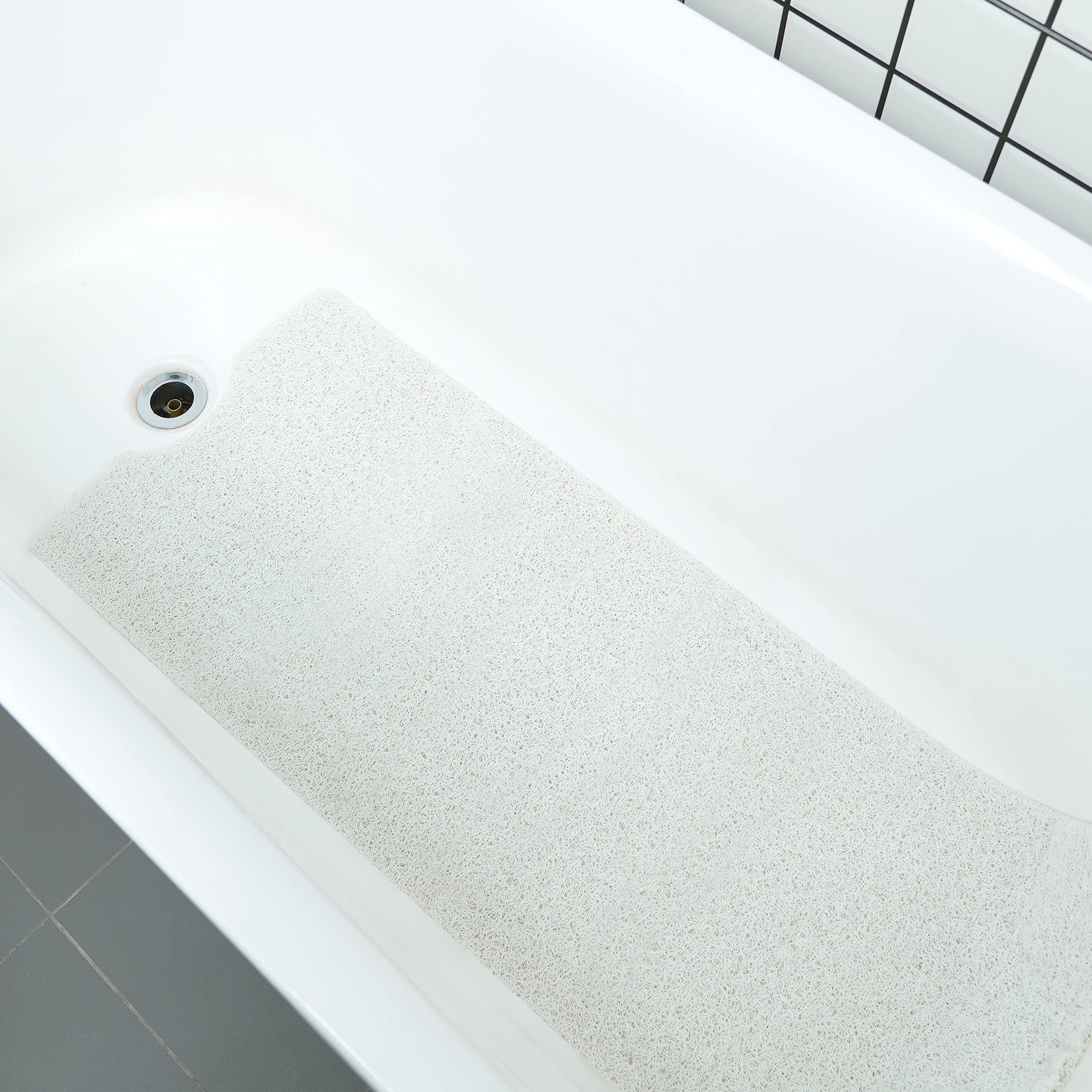 Amazon.com: Safe Way Traction 16" X 40" White Adhesive Vinyl Anti Slip ...