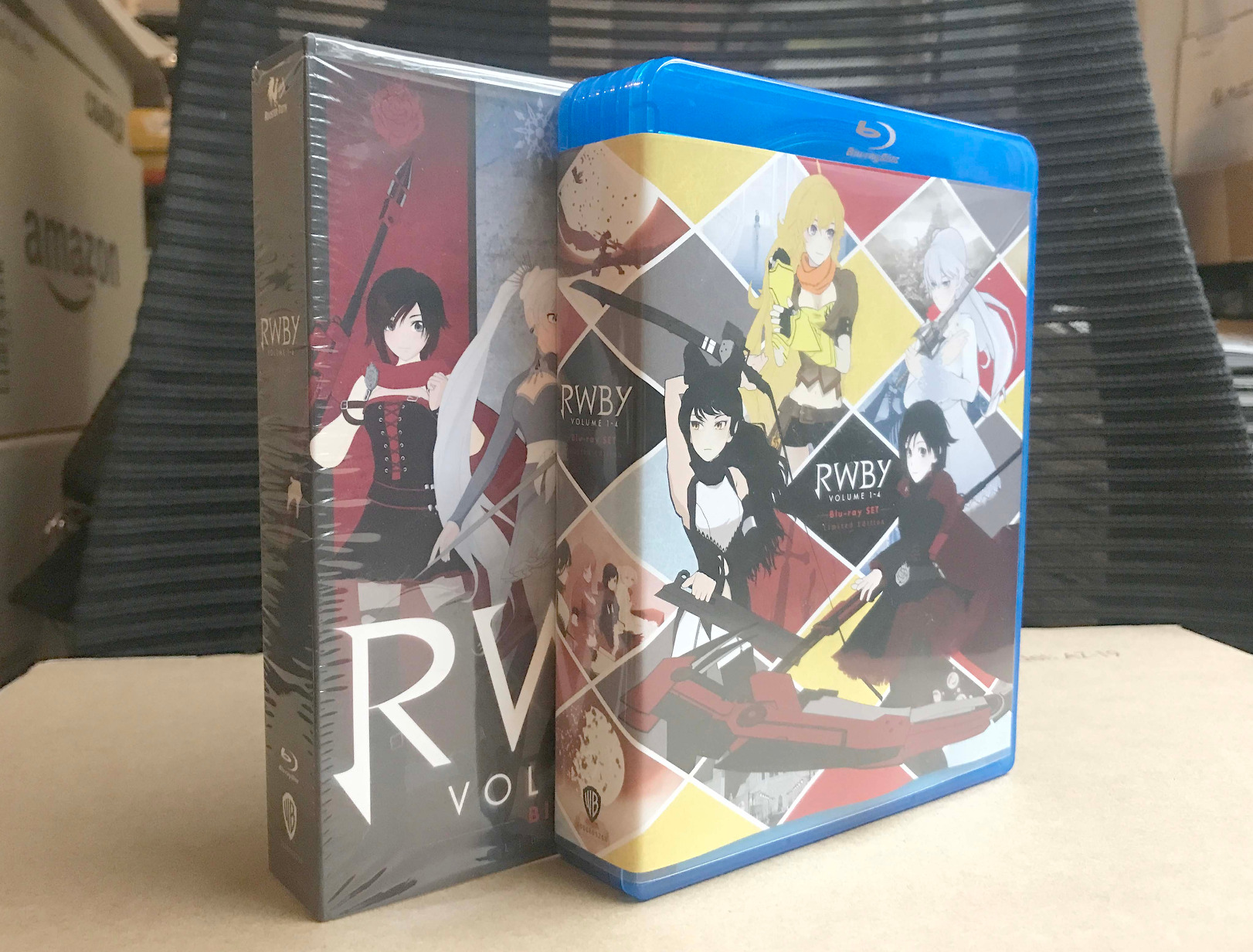 Amazon.co.jp: RWBY Volume 1-4 ブルーレイSET(初回仕様) [Blu-ray] : モンティ・オウム: DVD