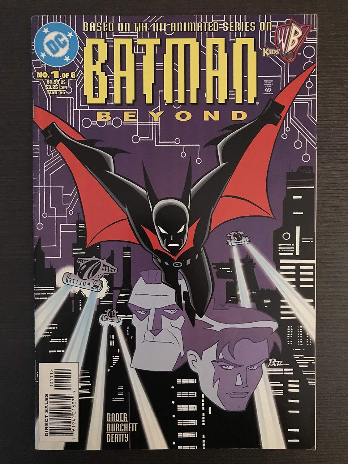 Batman Beyond #1 1999 1st Printing DC Comic Book First Appearance of ...