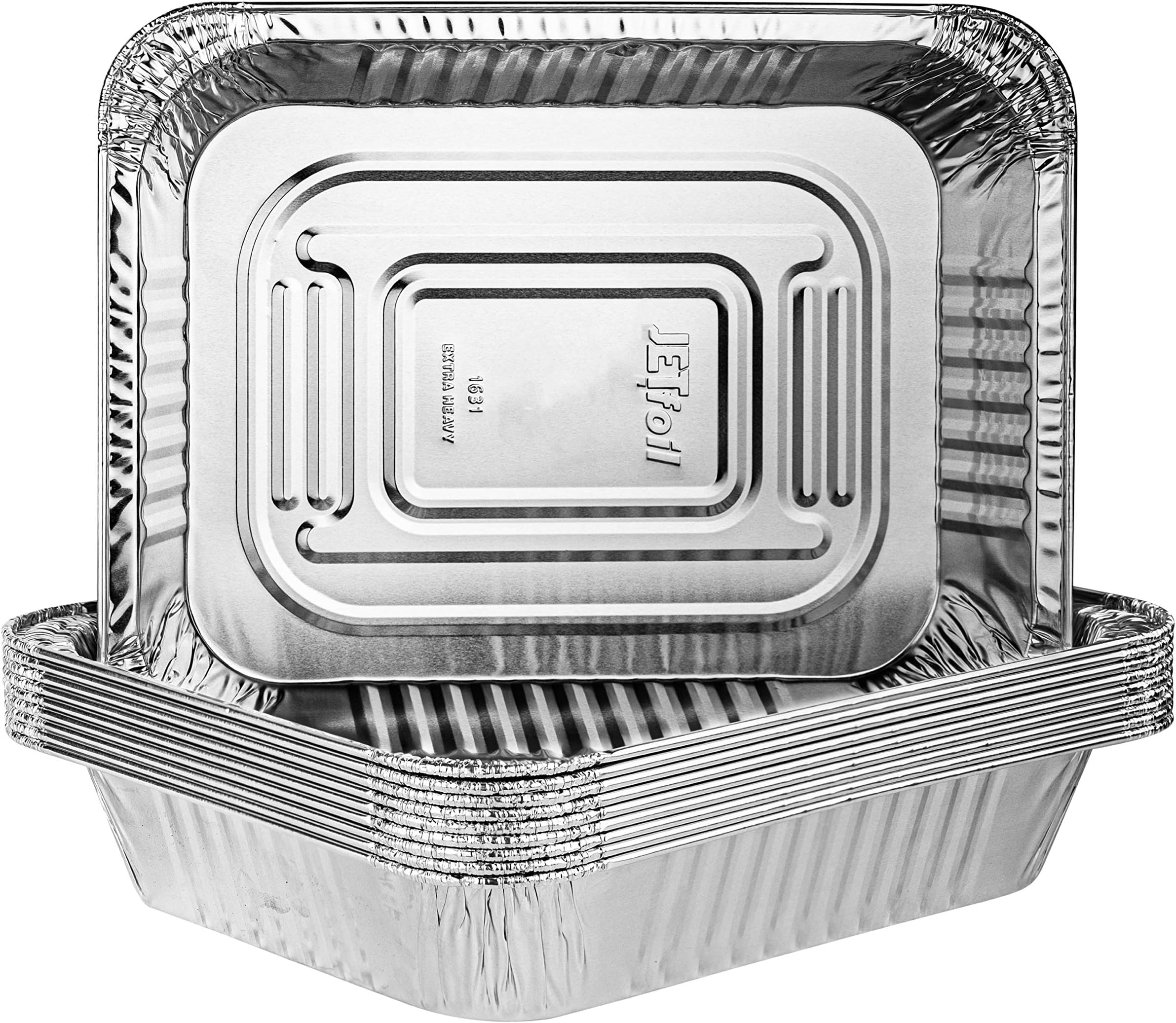 Amazon.com: fohuas Disposable Aluminum Foil Pans 13x9 IN, 24 Packs ...