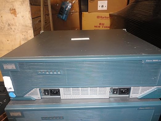 Amazon.com: Cisco 3845 3800 Series Router w/ Cisco3845-MB, Cisco NM-16A ...