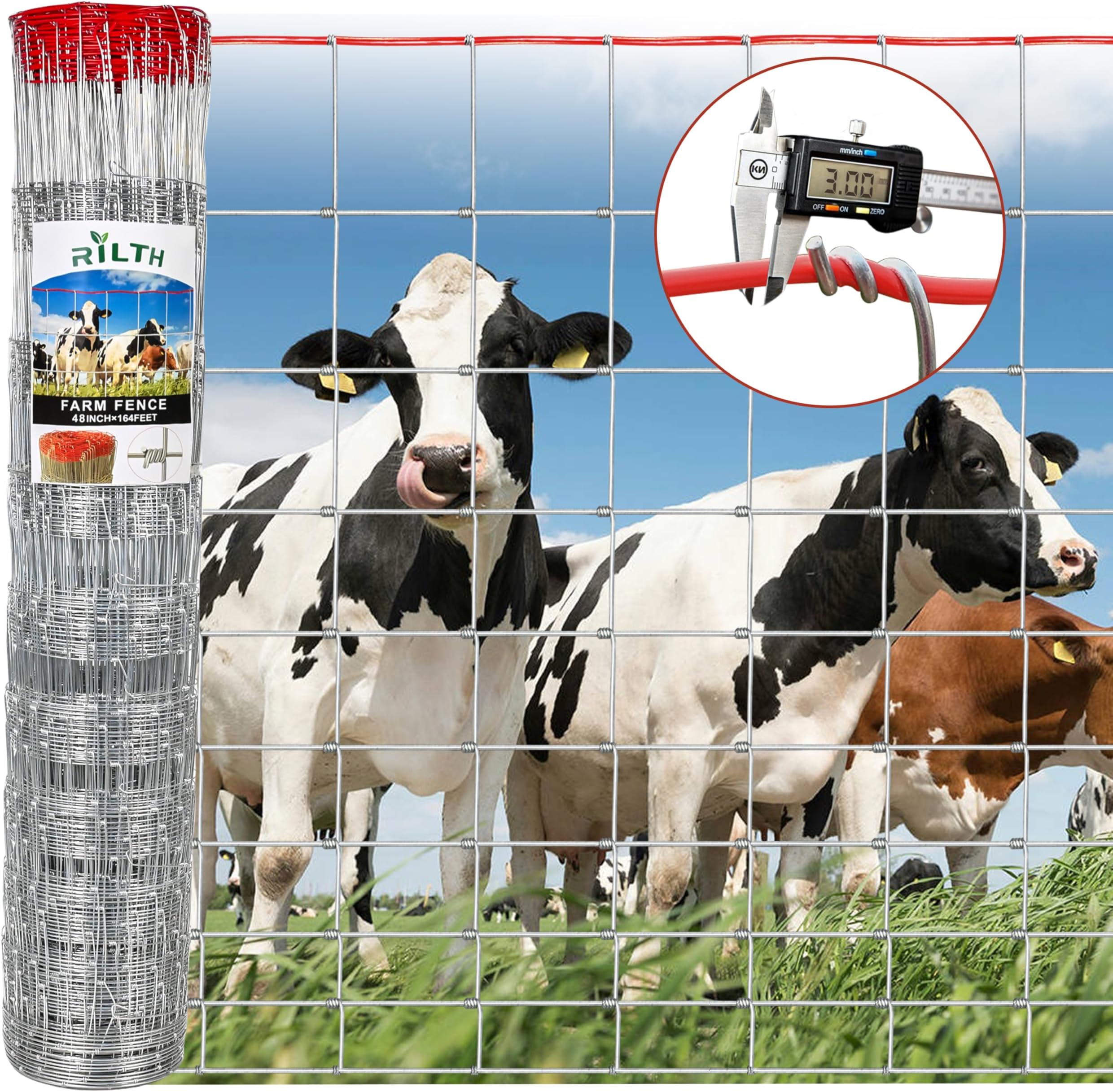 Amazon.com : Keystone Steel & Wire 70207 47 x 330 SQ Field Fence ...