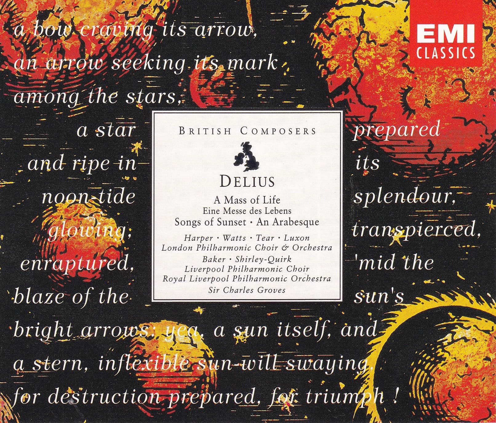 Delius: A Mass of Life / Songs of Sunset / An Arabesque - Amazon.com Music