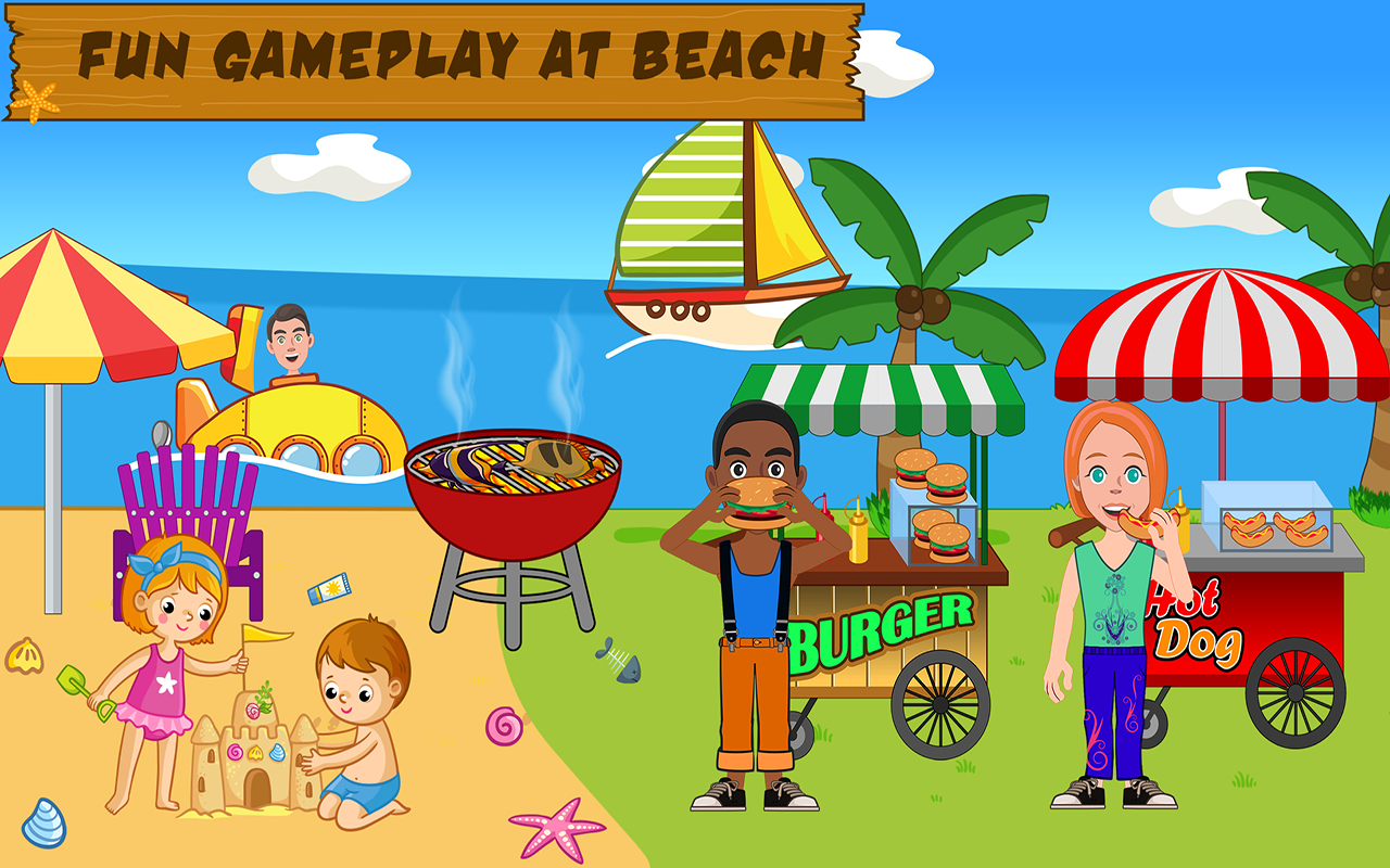 Pretend Play Beach Life Games - App on Amazon Appstore