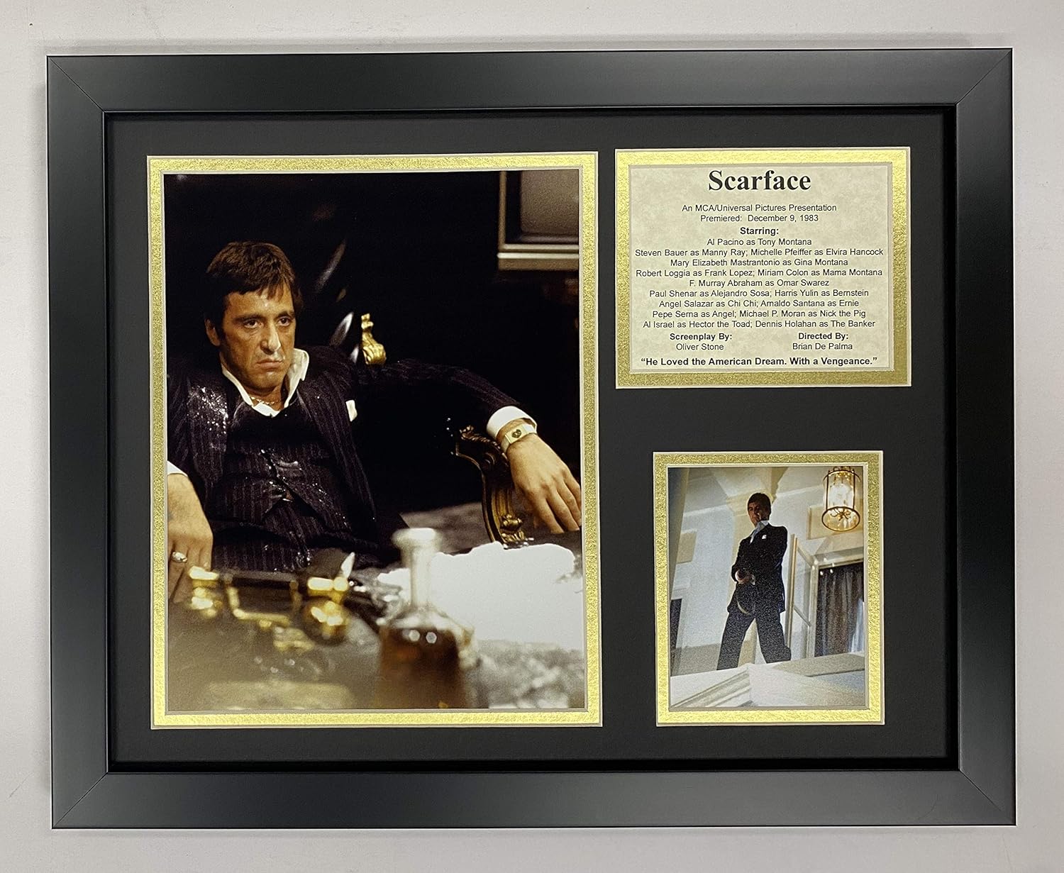 Legends Never Die Scarface Desk Framed Photo Collage, 11x14-Inch ...