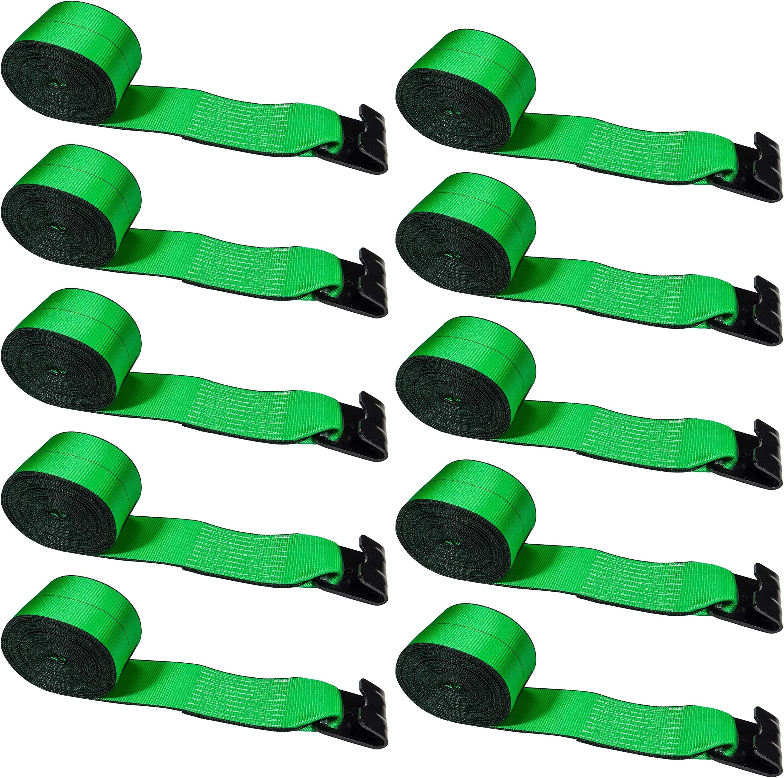 Amazon.com: Mytee Products (10 Pack Winch Straps 4" x 30' Green Heavy ...