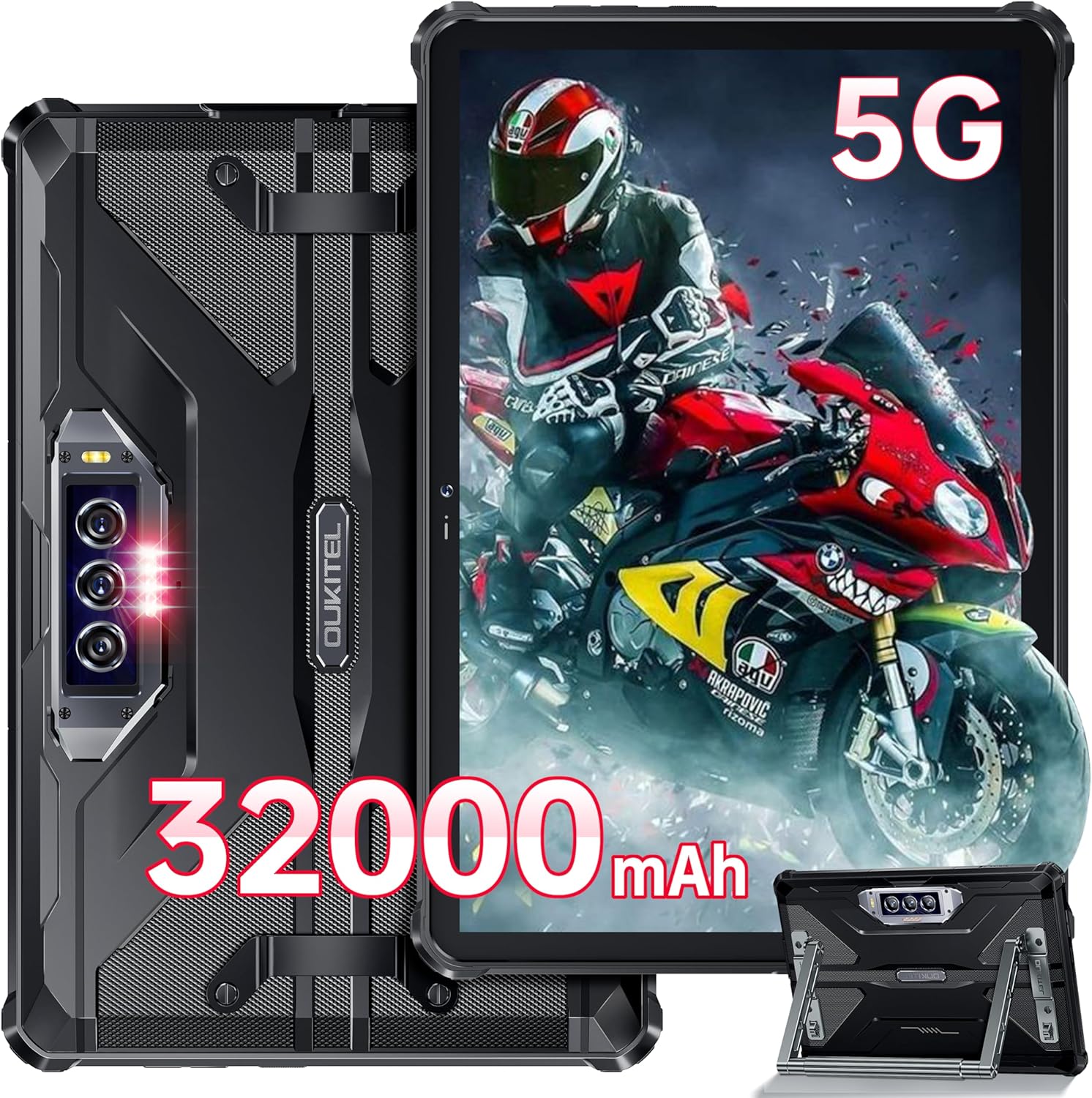 Amazon.com : OUKITEL RT7 5G Rugged Tablet Android 13, 24GB+256GB ...