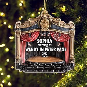 Amazon.com: NAZENTI Personalized Theater Performance Christmas Ornament ...