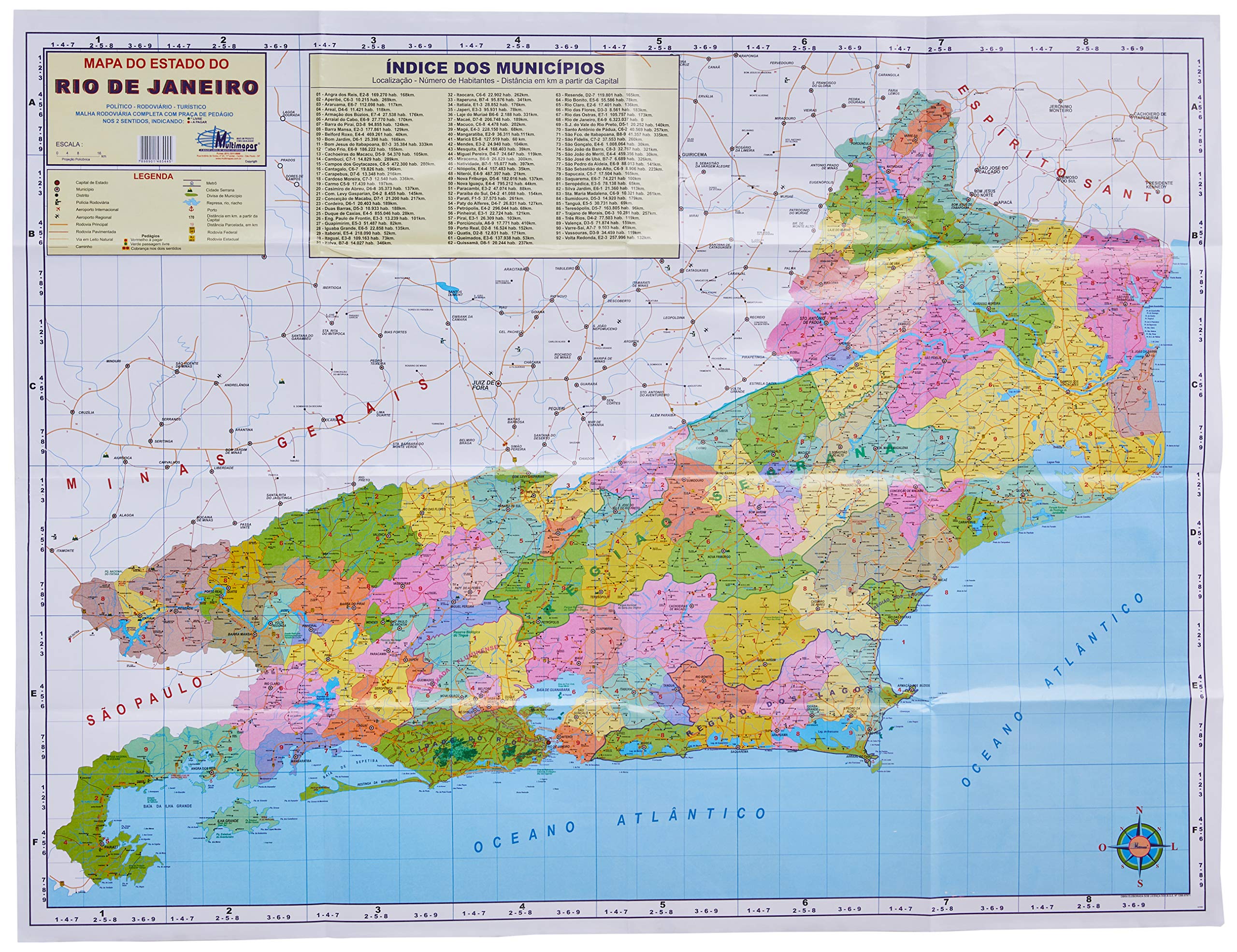 Mapa Estado Rio De Mapa Rodoviário Do Rio De Janeiro