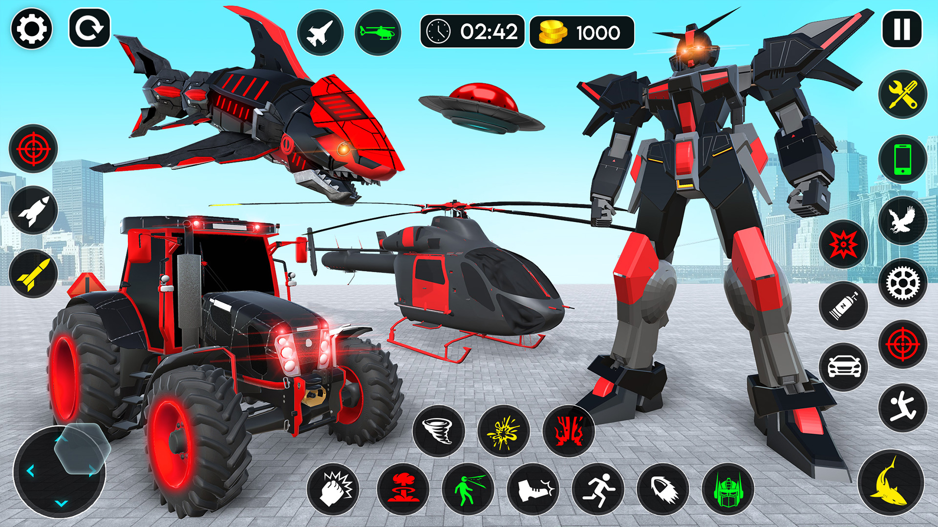 Iron Robot Shark Fighting Simulator (Game for Kids): Best Robot ...