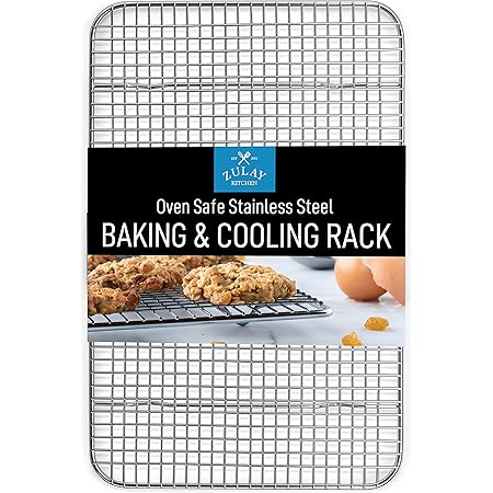 Amazon.com: Oven Safe, Heavy Duty Stainless Steel Baking Rack & Cooling ...