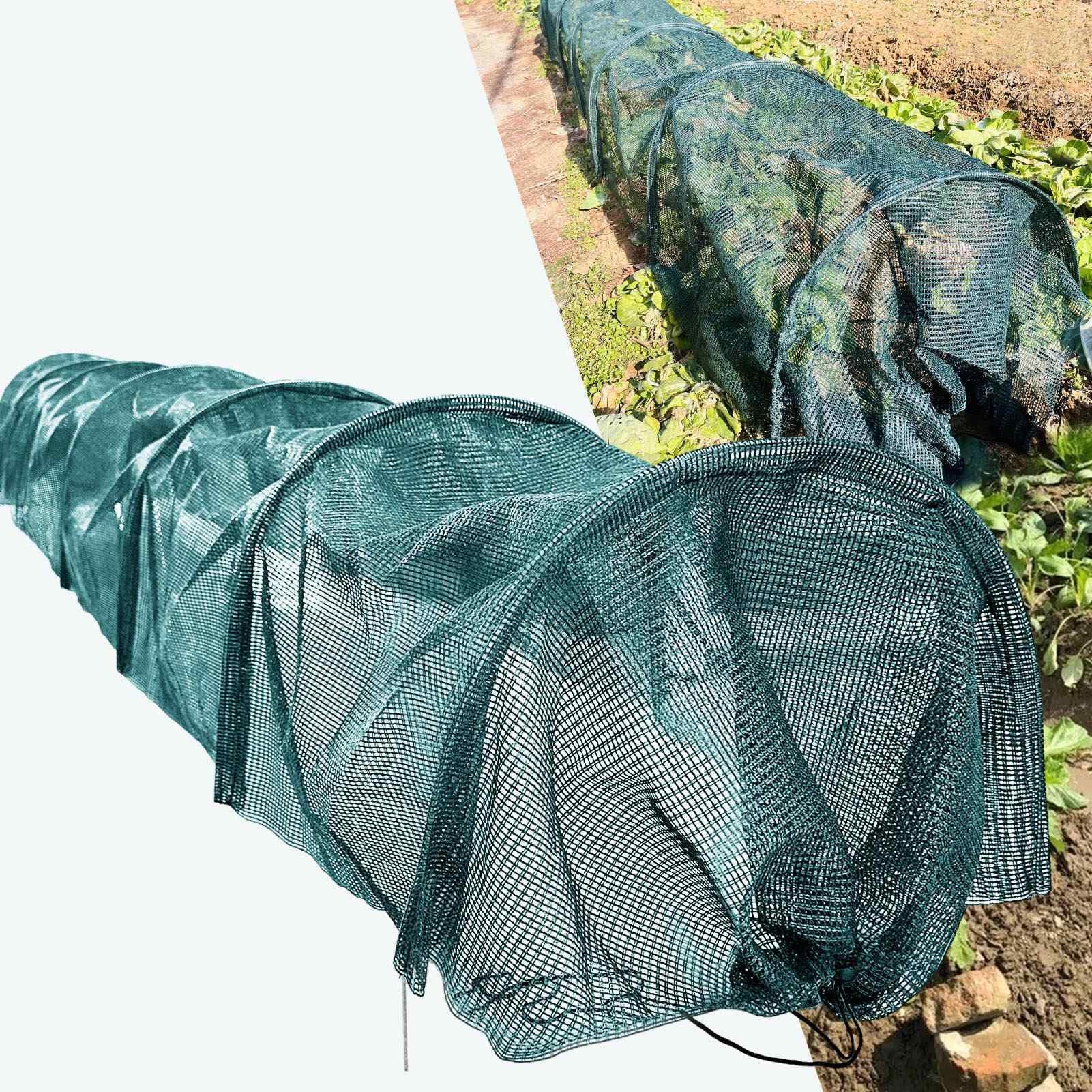 Amazon.com : Gardman 7682 Netting Grow Tunnel, Black Polyethylene, 10 ...