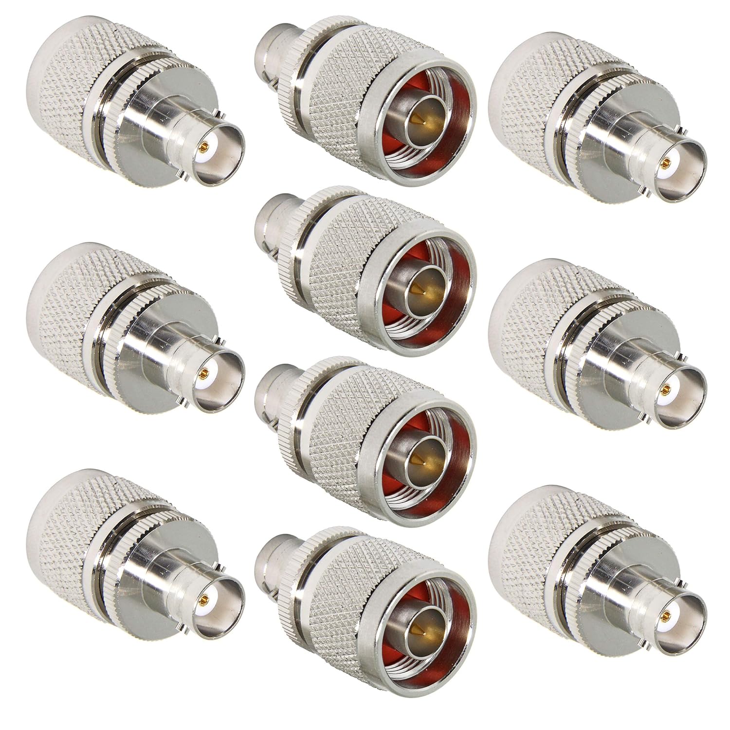 Amazon.com: BNC to N Male, 10-Pack BNC Female Jack to N Male Plug Coax ...