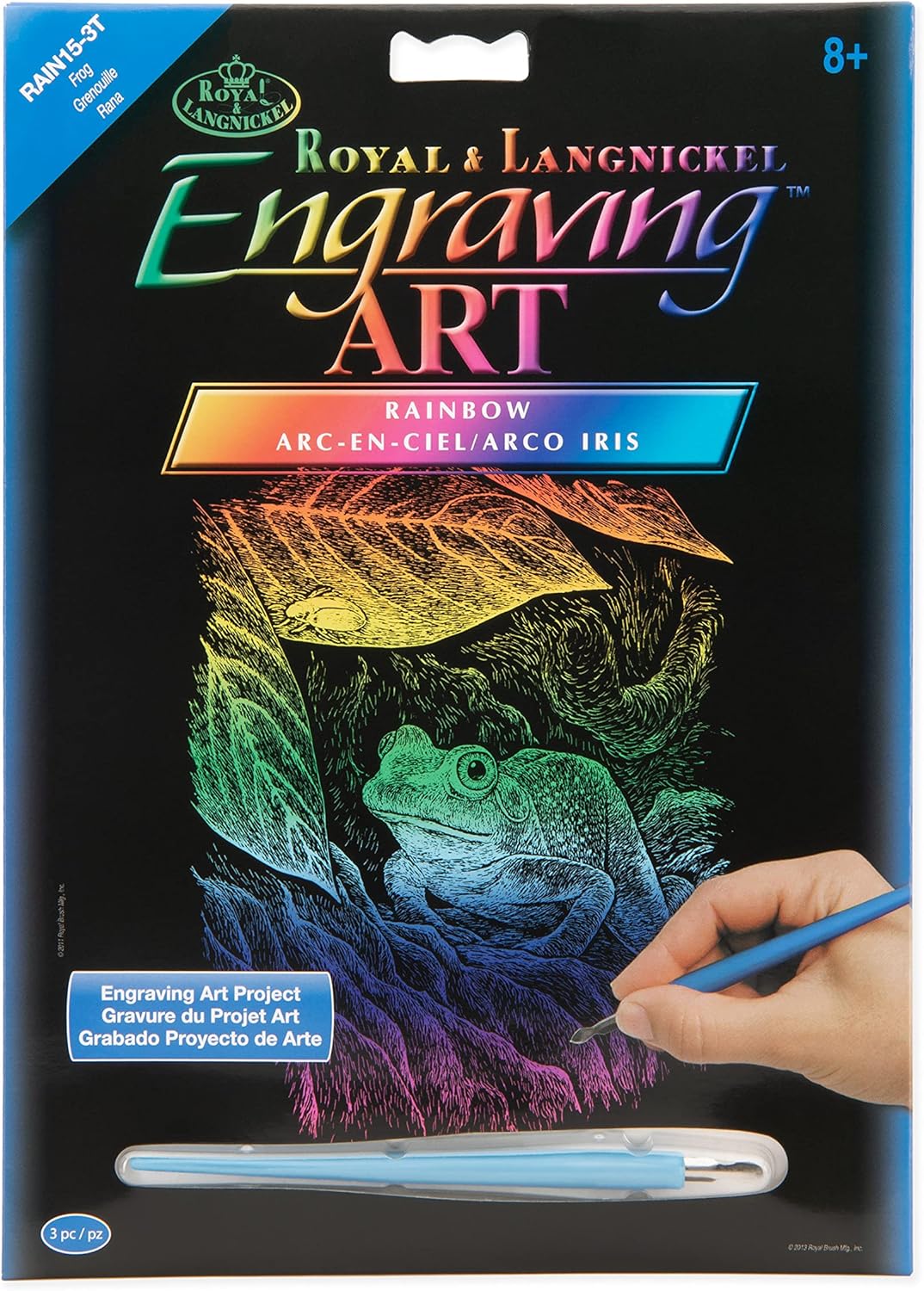 Amazon.com: Royal & Langnickel - Rainbow Engraving Art, Frog : Arts ...