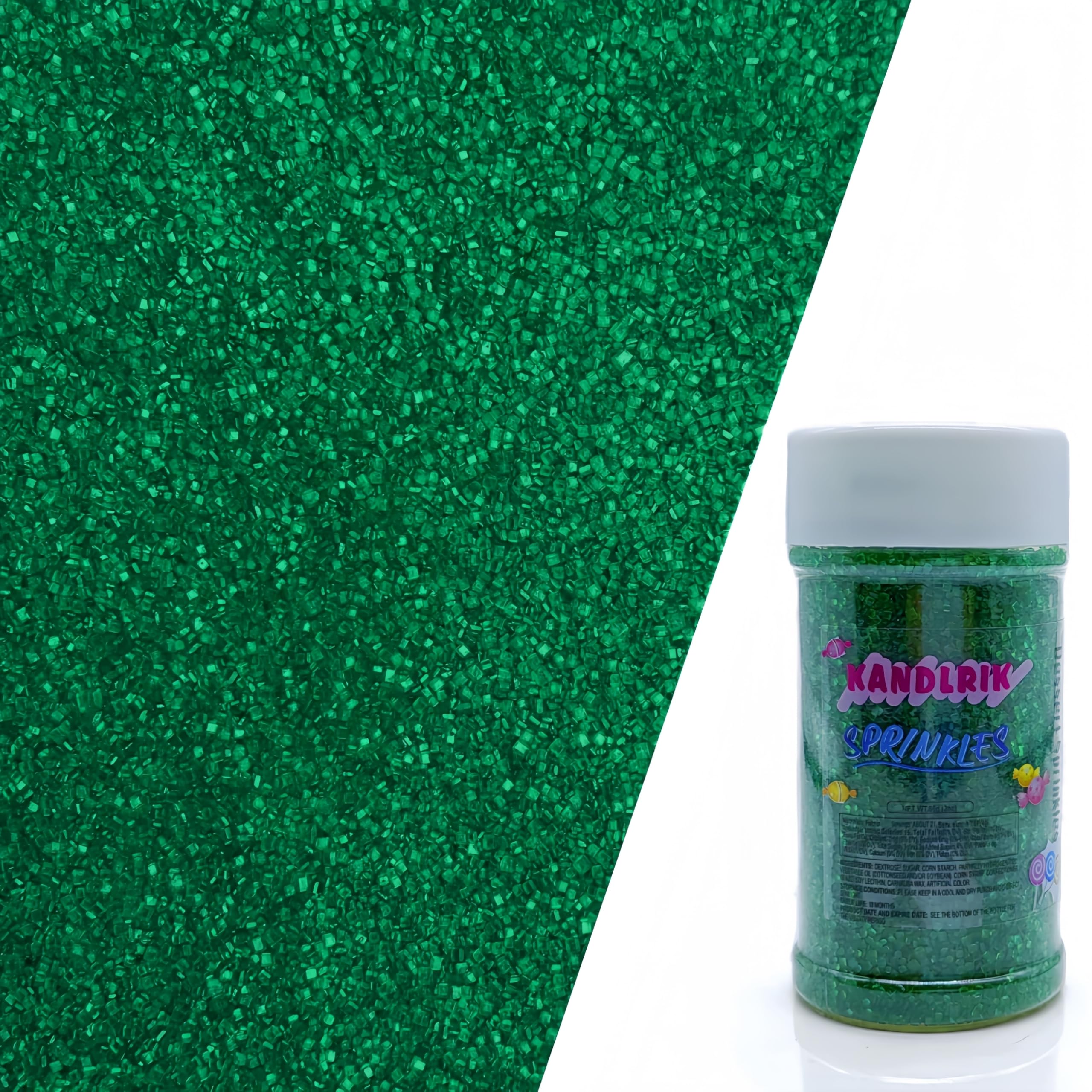 Amazon.com: Edible Sanding Sugar Sprinkles for Cookie Decorating, Sugar ...