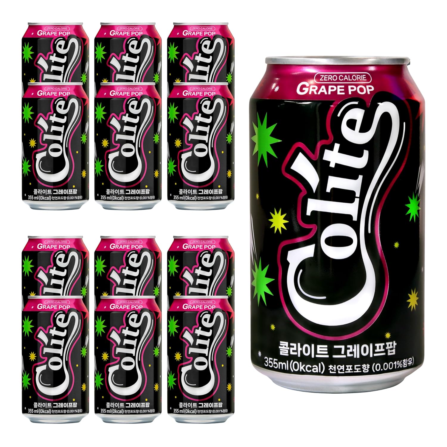 Amazon.com : COLITE Cola Zero Sugar Soda - Zero Calorie Sparkling ...