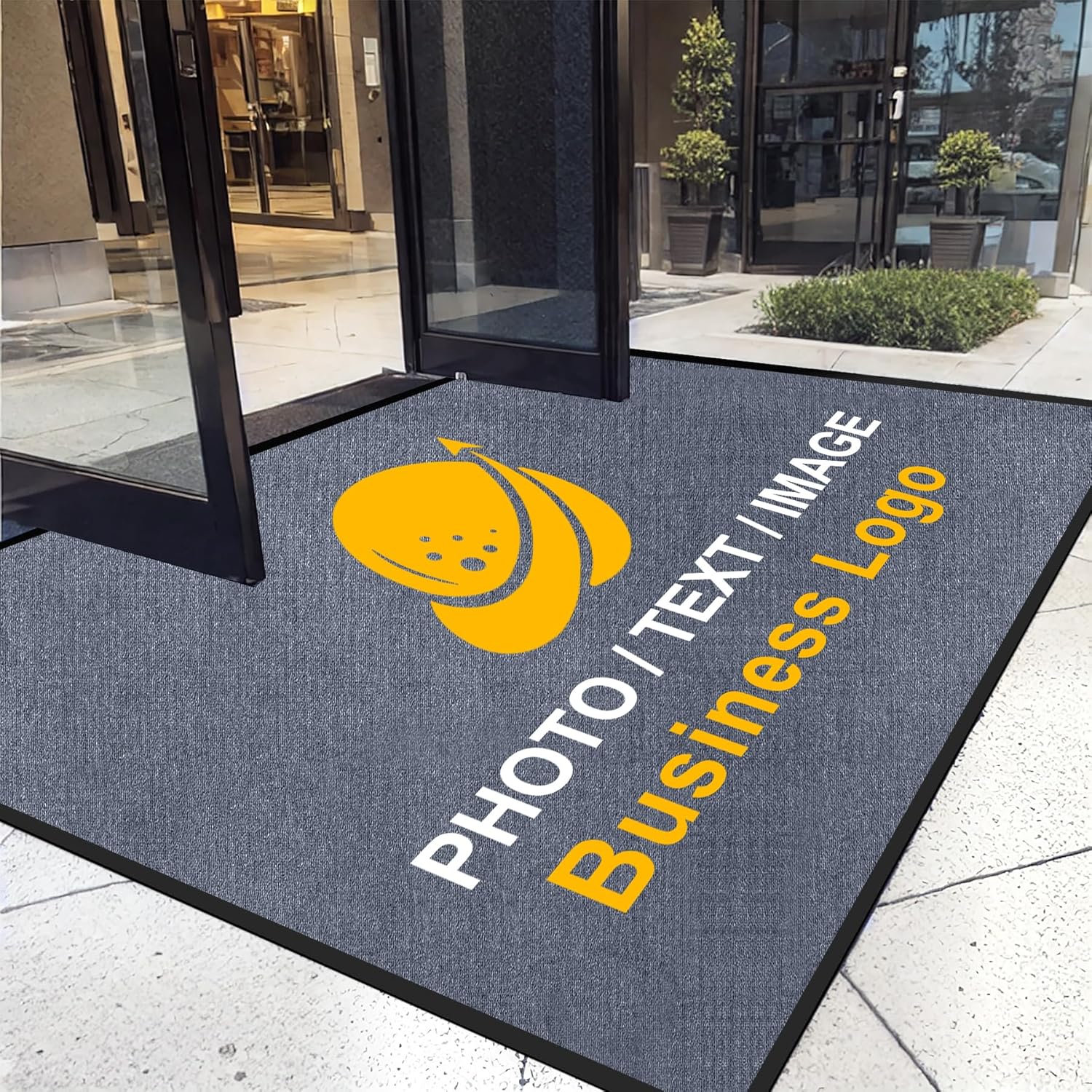 Amazon.com: Custom Commercial Welcome Doormat with Logo, Personalized ...