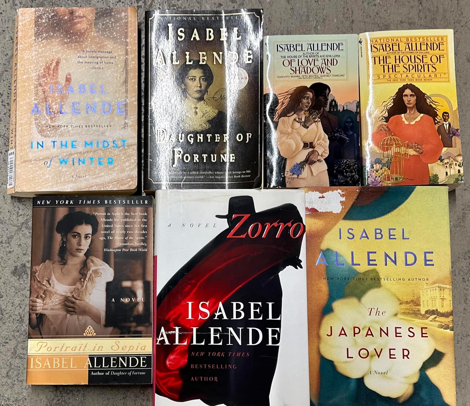Isabel Allende Novel Collection 7 Book Set: Isabel Allende ...