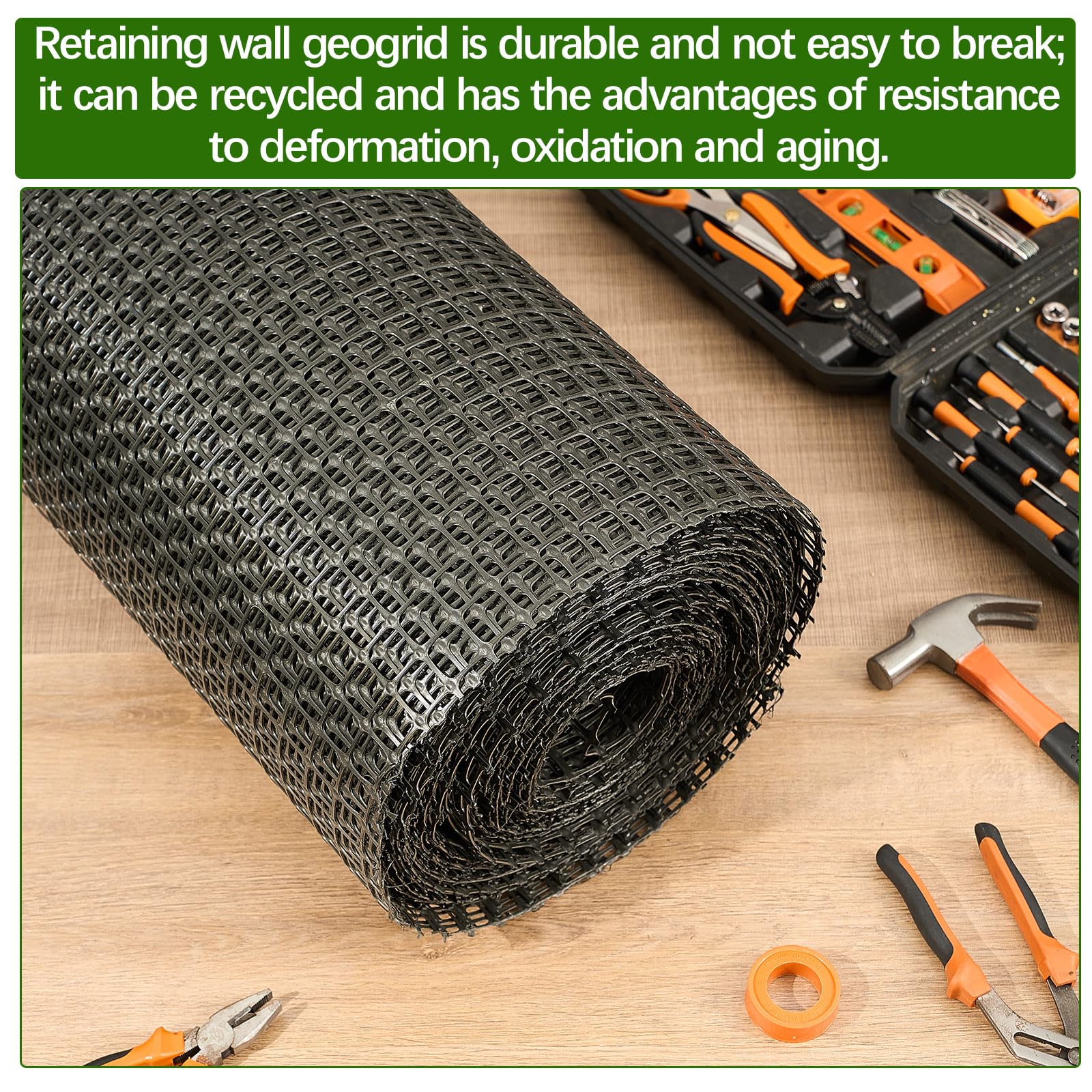 Snapklik.com : 3ft X 164ft Bi-Directional Universal Retaining Wall ...