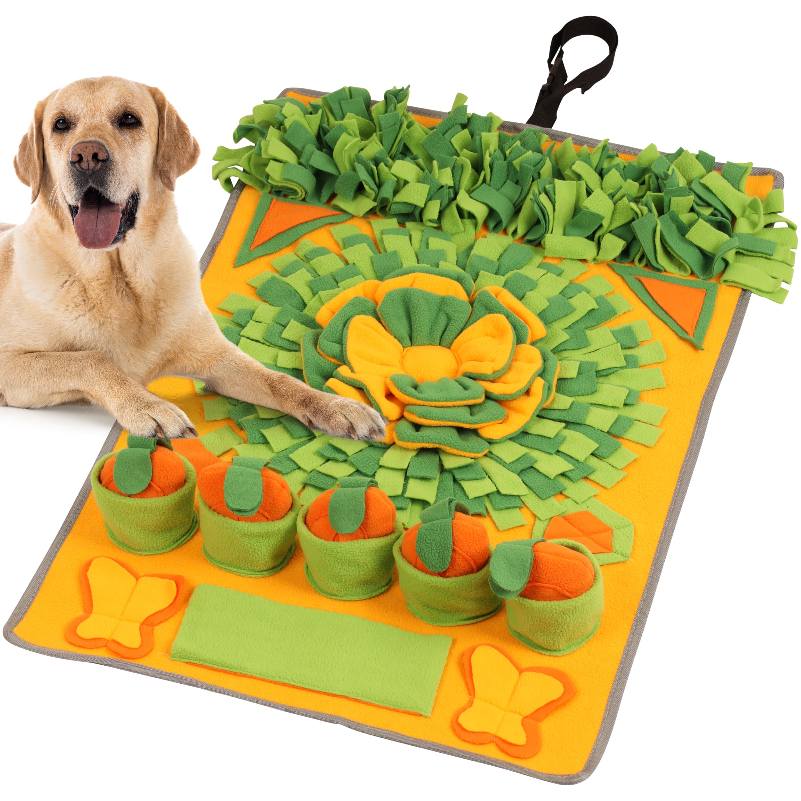 Dog Slow Feeder Mat Snuffle Mat For Dogs - Interactive Slow Feeder ...