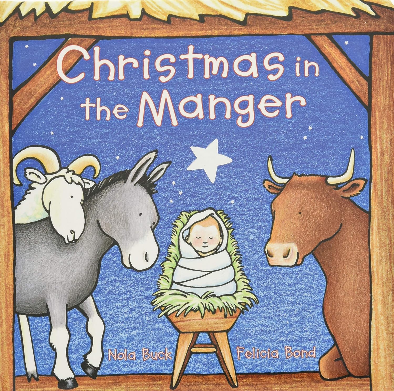 Amazon | Christmas in the Manger Padded: A Christmas Holiday Book for ...
