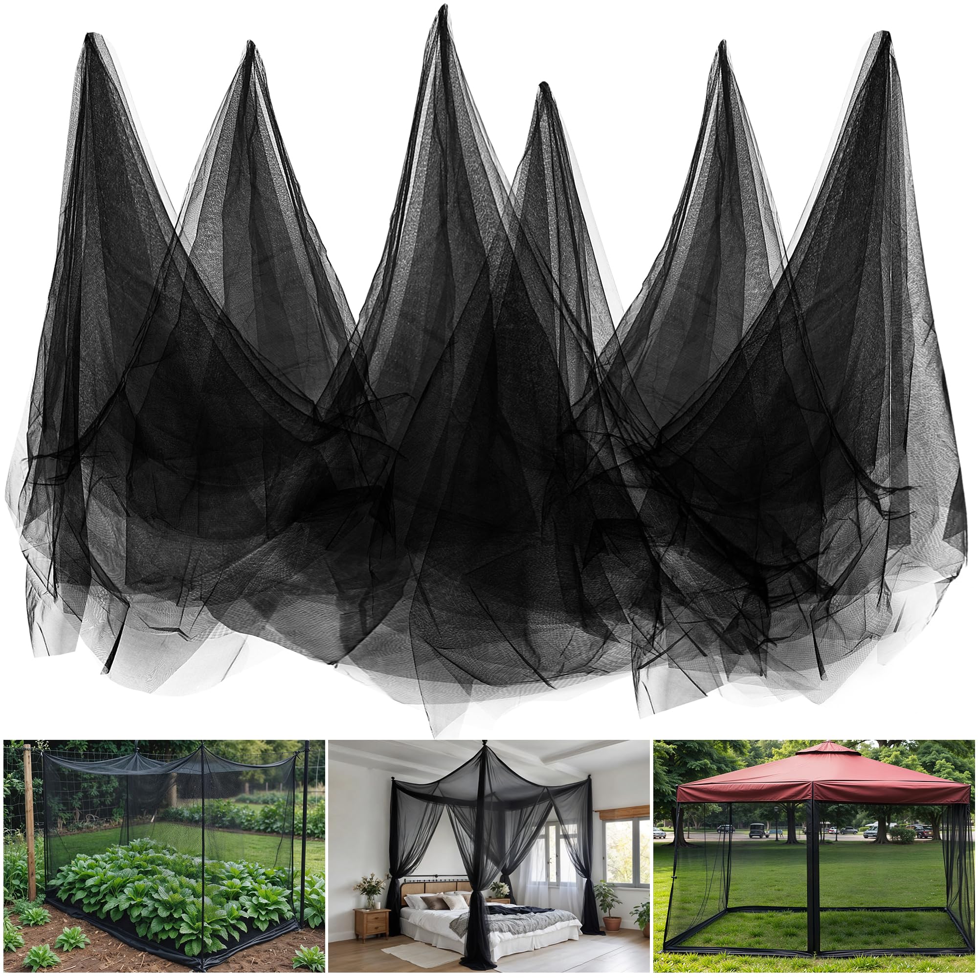 Amazon.com : Patio Mosquito Balcony Netting Screen for Porch, Mesh Bug ...