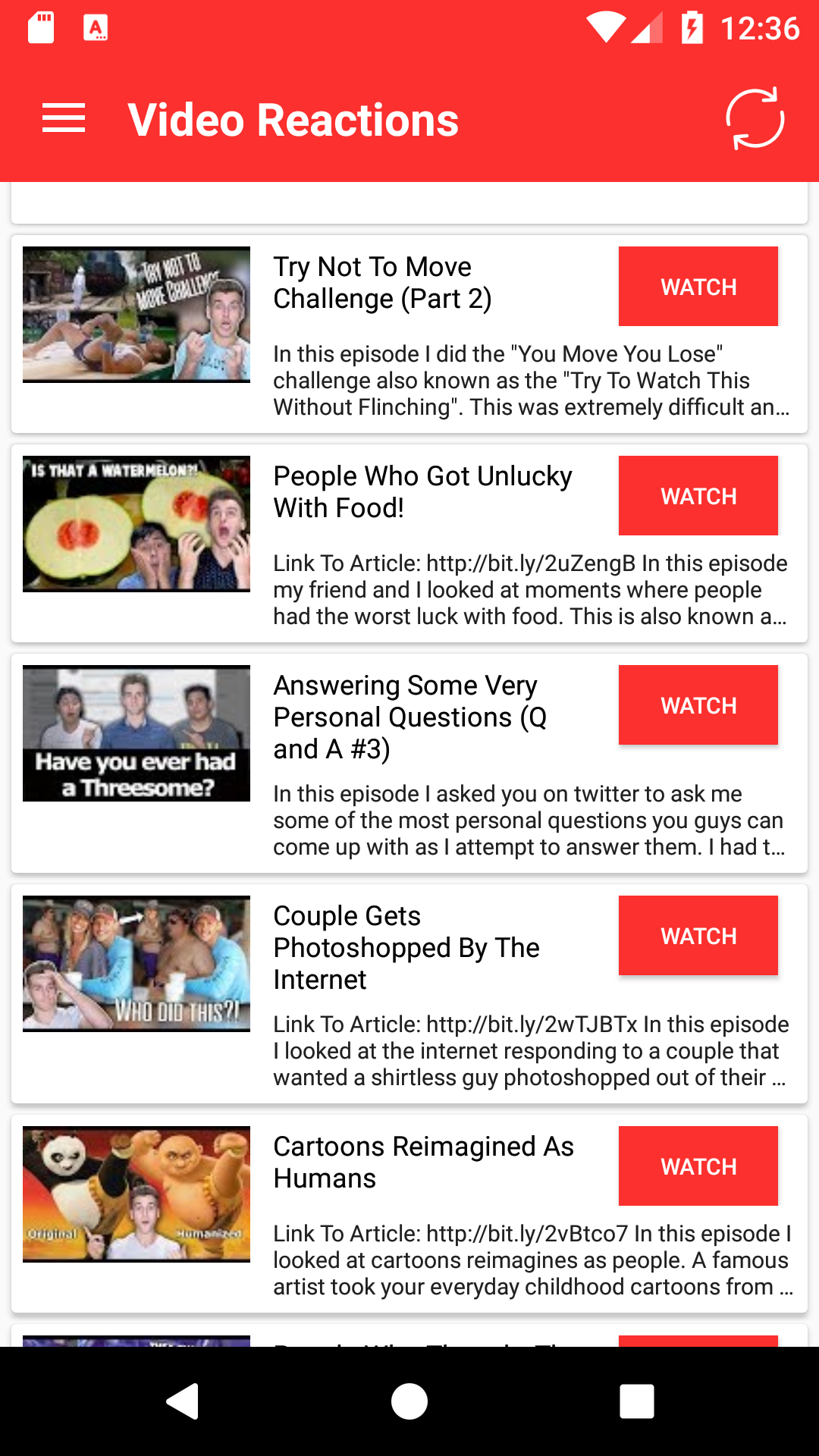 Video Reactions Compilation - App on Amazon Appstore