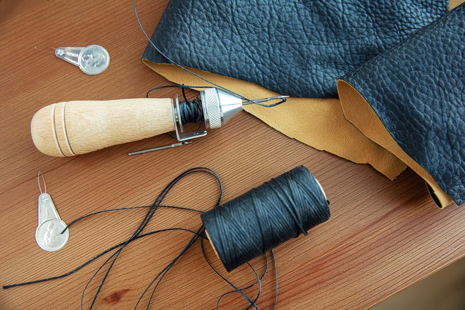 Sewing Awl Kit Set | Leather Stitching Tools | Stich Awl Needles and ...