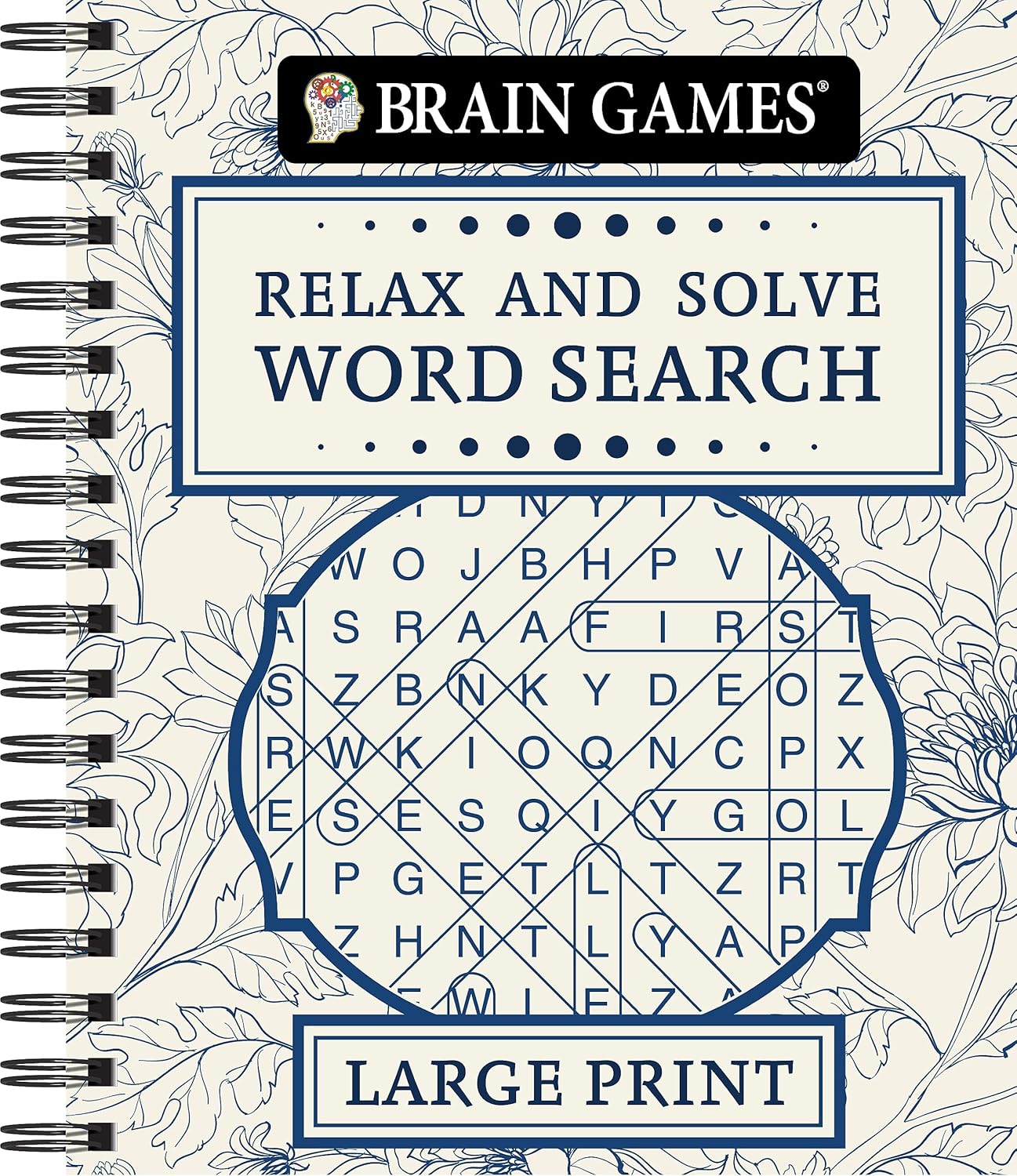 Brain Games - Relax and Solve: Word Search Large Print (Toile - 320 ...