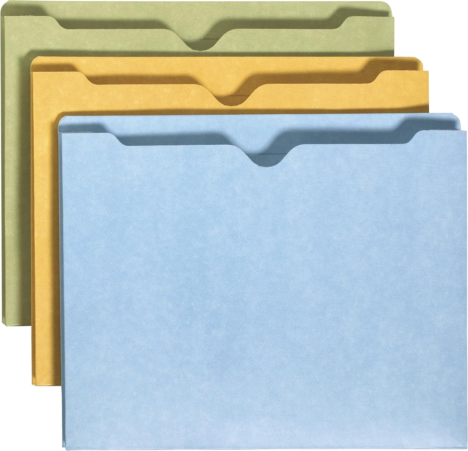 Amazon.com : Smead File Jacket, Reinforced Straight-Cut Tab, 2 ...