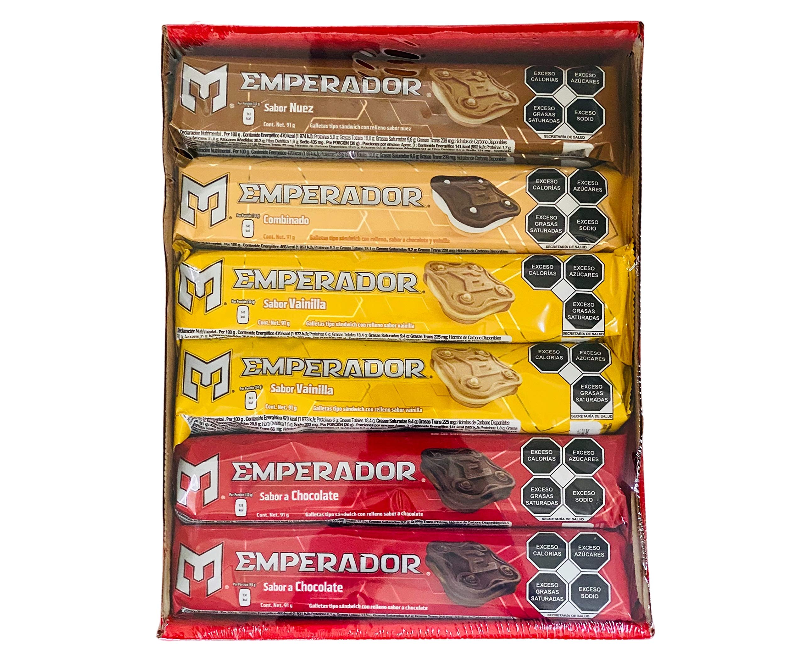 Gamesa - Galletas Emperador, Surtido 4 sabores, 120 pzs : Amazon.com.mx ...