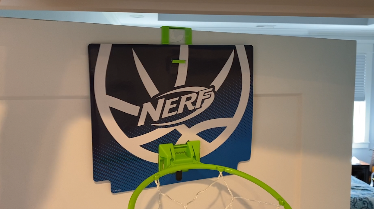 Watch REVIEW& Nerfoop - NERF Mini Basketball and Hoop for Door on ...
