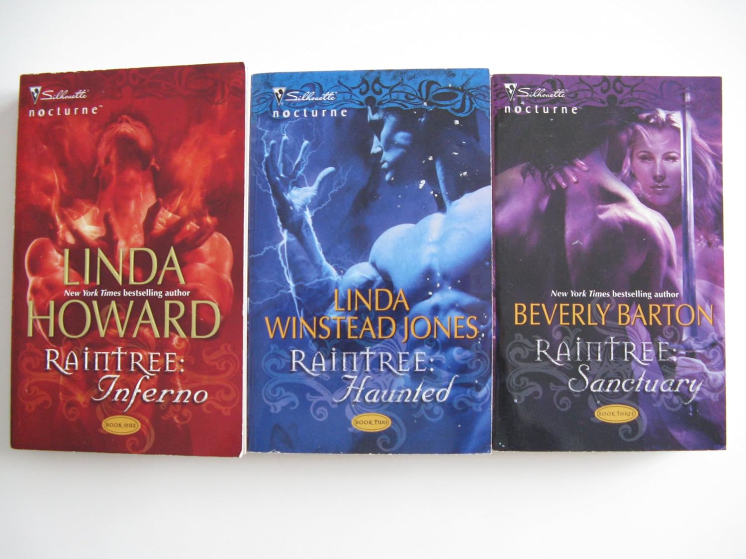 Complete RAINTREE paperbck book set: INFERNO / HAUNTED / and SANCTUARY ...
