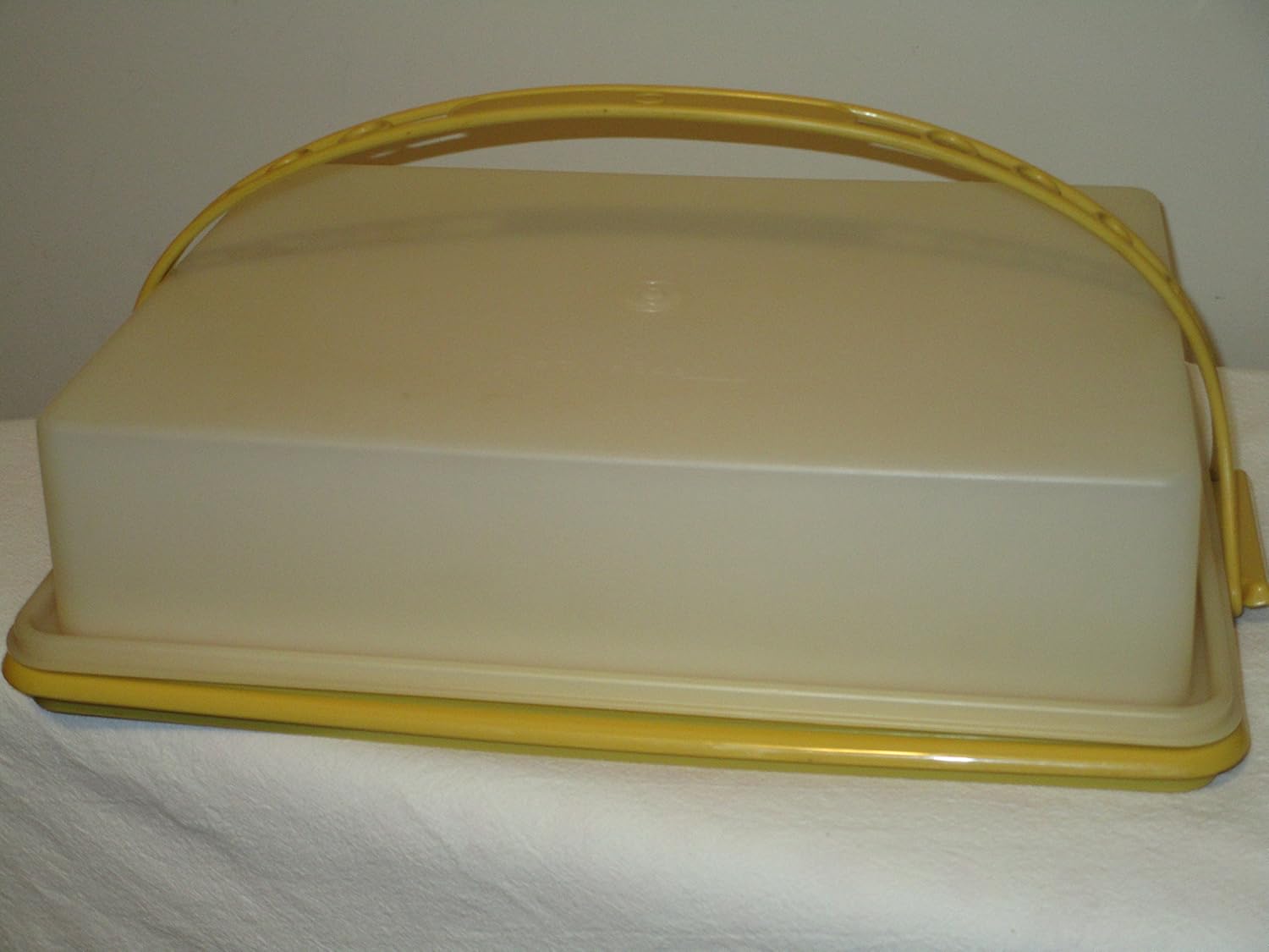 Amazon.com: Tupperware Oblong Cake Taker with Handle - holds 9" x 13 ...