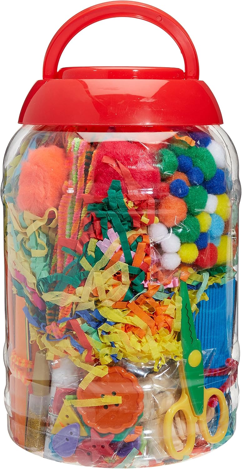 Amazon.com: Hugfun Bendon Kids Giant Art Jar - Over 100 Craft Projects ...
