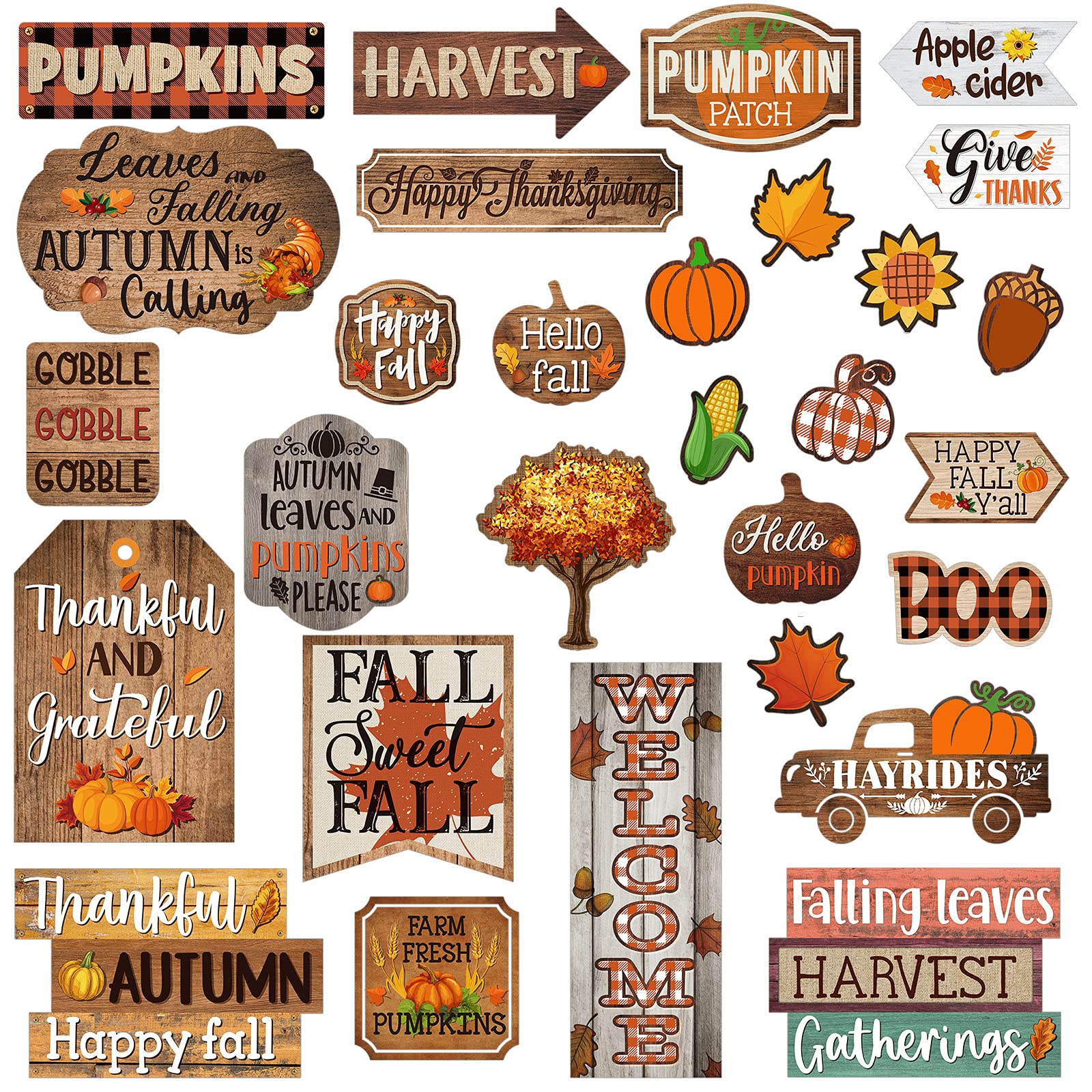 Amazon.com: 29 Pieces Home Sweet Classroom Fall Bulletin Board ...