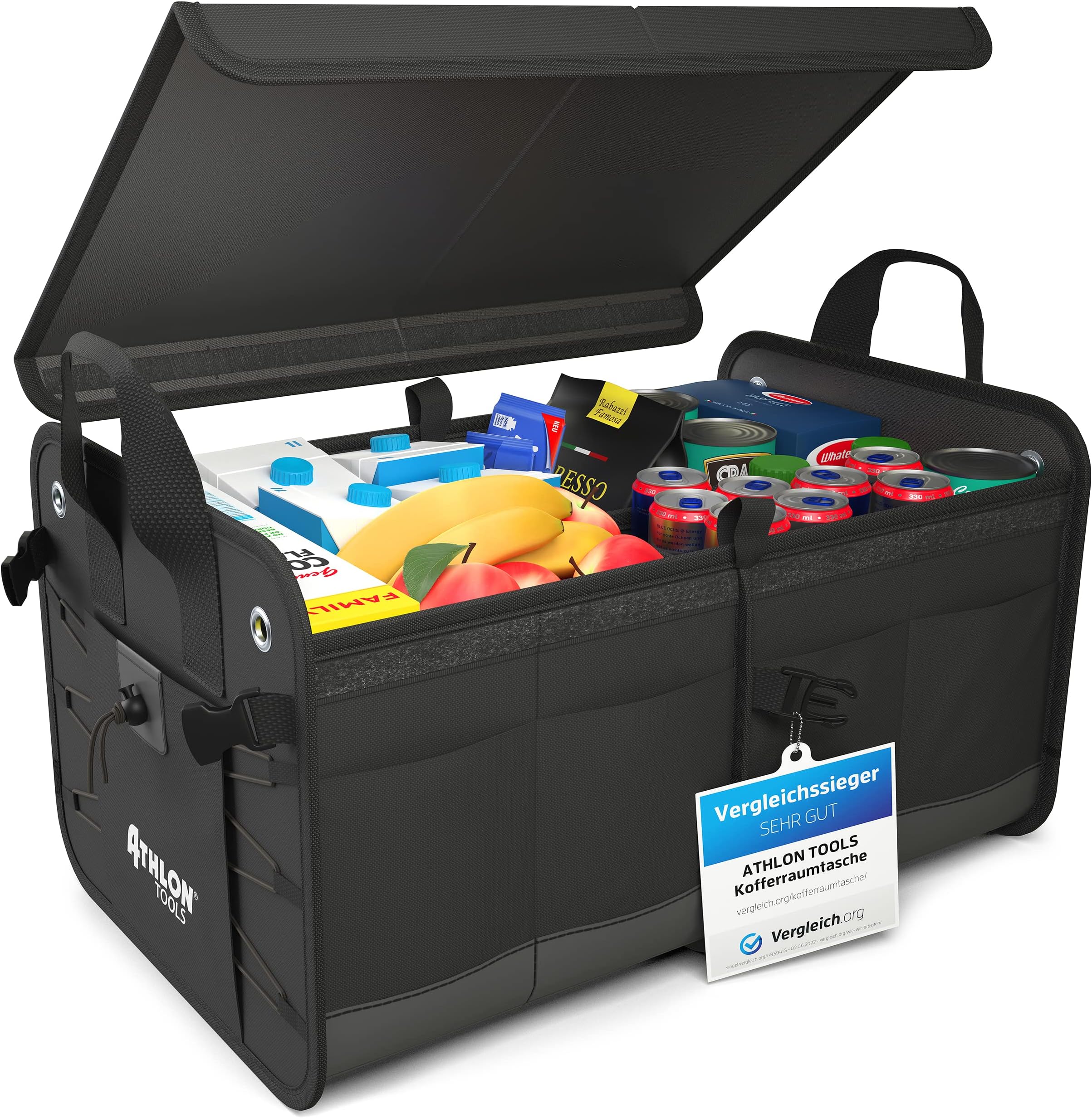 Lescars Kofferraumteiler: Auto-Kofferraum-Teiler für Pkw, Van, Kombi u ...