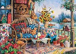 Wonder Forge Country Hideaway 1000 Piece Jigsaw Puzzle for Adults ...