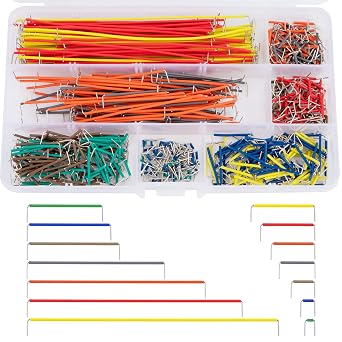 Breadboard Jumper Wires Assorted Wire Kit Male to Male 14 Assorted ...