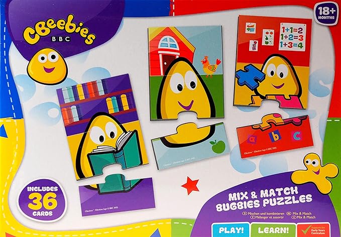 CBeebies My First Bugbies Mix And Match Cards - 36 Picture Cards ...