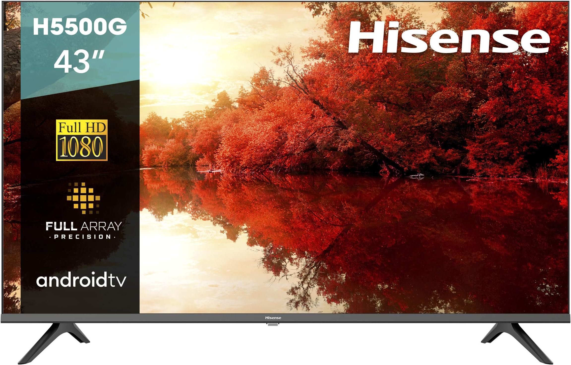 Amazon.com: Hisense 43-Inch 43H5500G Full HD Smart Android TV with ...
