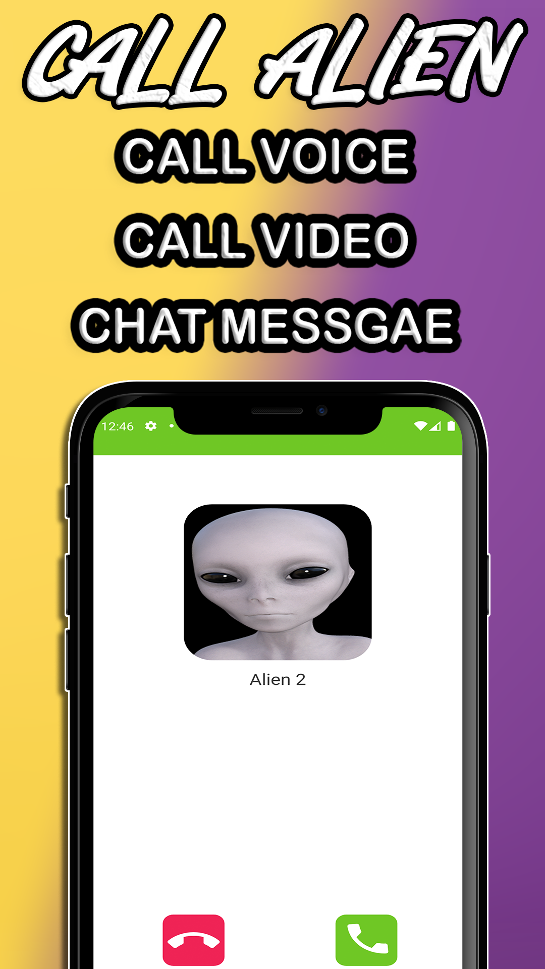 Fake Video call Alien - Prank call & Video from Alien and chat | NO ADS ...
