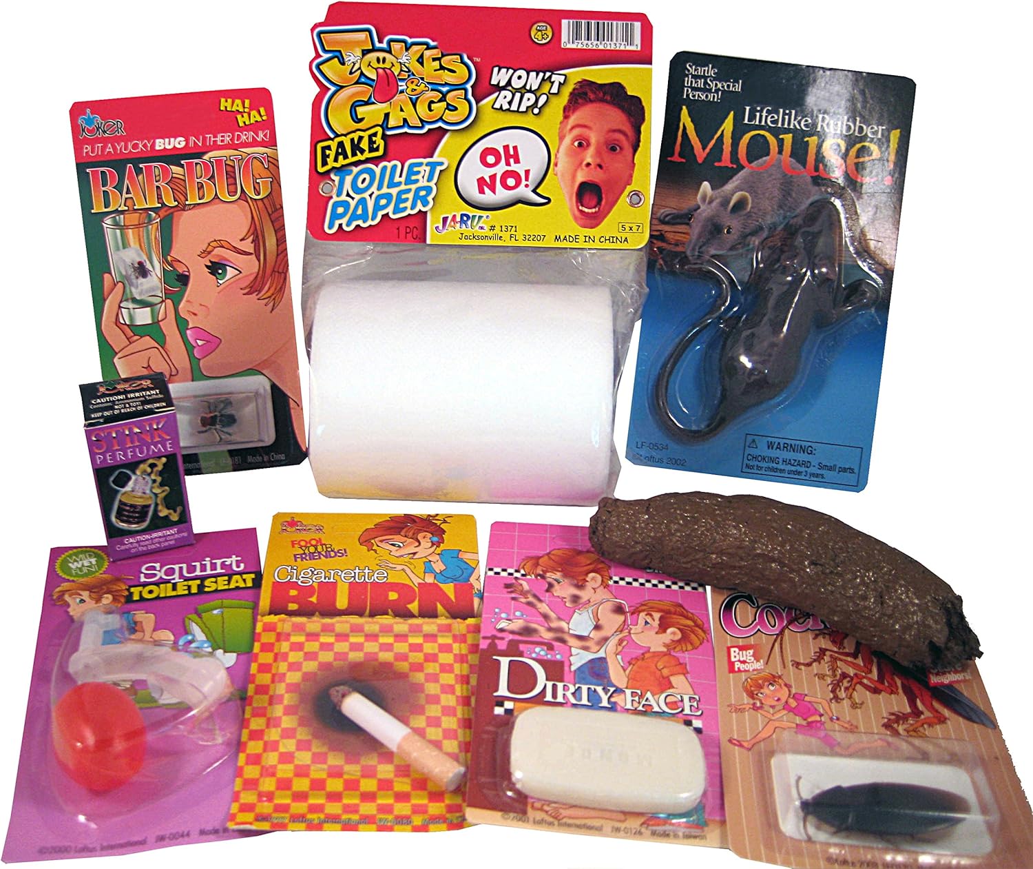 Amazon.com: The One Stop Fun Shop Travel Prank Kit : Toys & Games