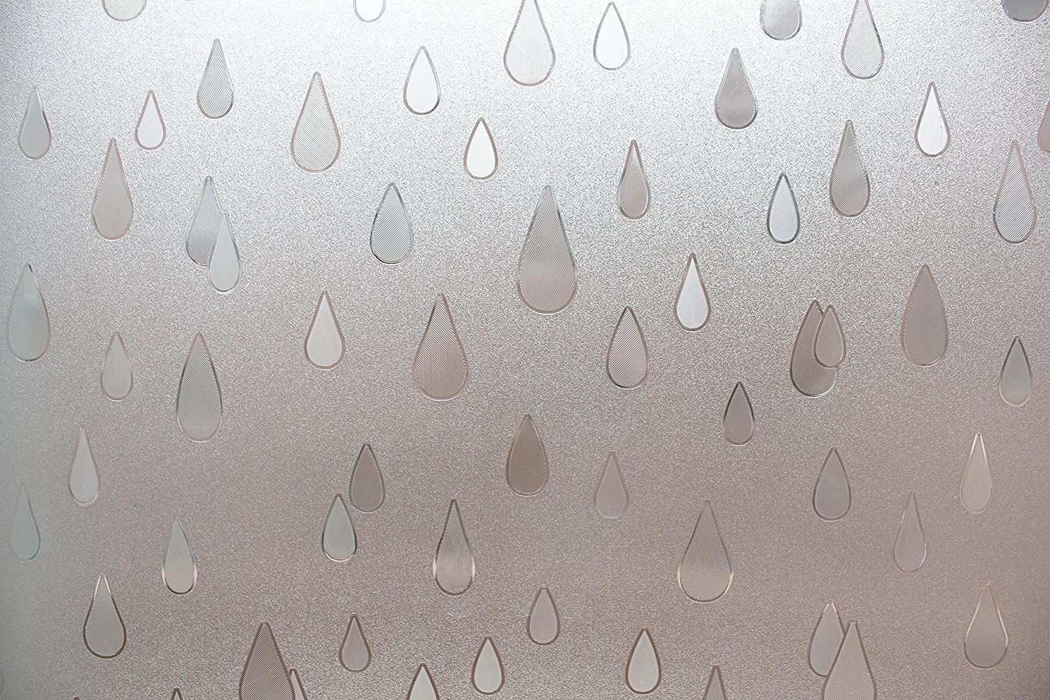 Amazon.com: Rain Drops Sidelight Textured Window Film 18 x 79 Window ...